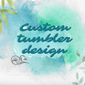 Custom Skinny Tumbler. Design and Tumbler. - Etsy