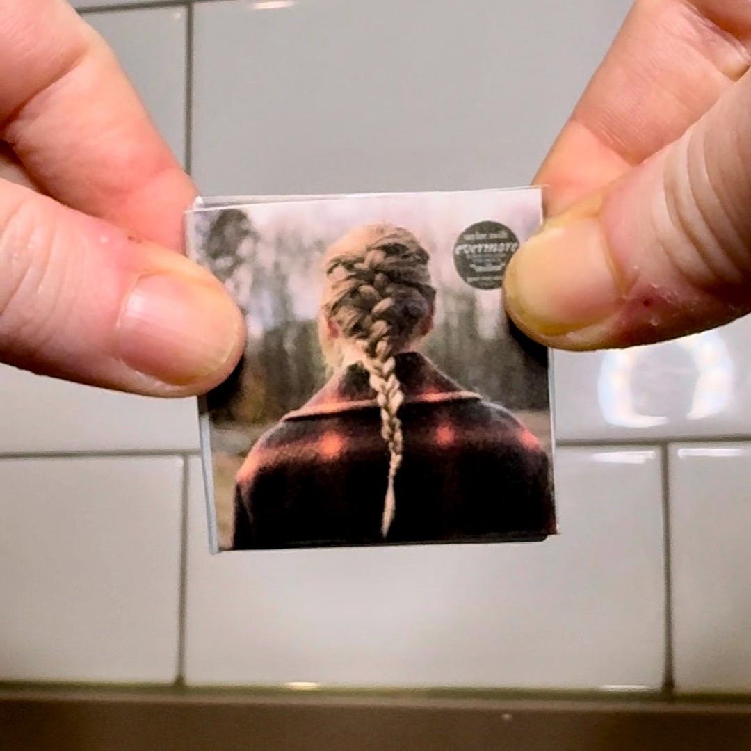 DIGITAL PRINTABLE Evermore Taylor Swift DIY Print & Craft Miniature ...