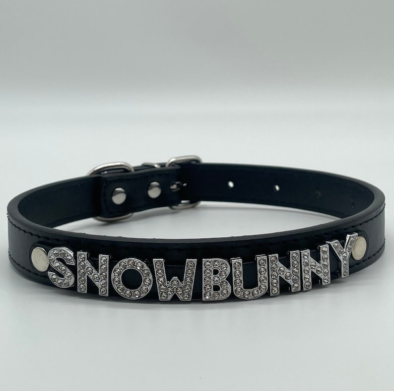 Snowbunny Collar Qos Queen Of Spades Qos Clothing Bbc Etsy Australia
