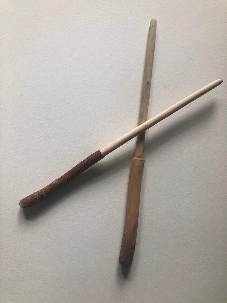 Simple Hand-carved Wand - Etsy