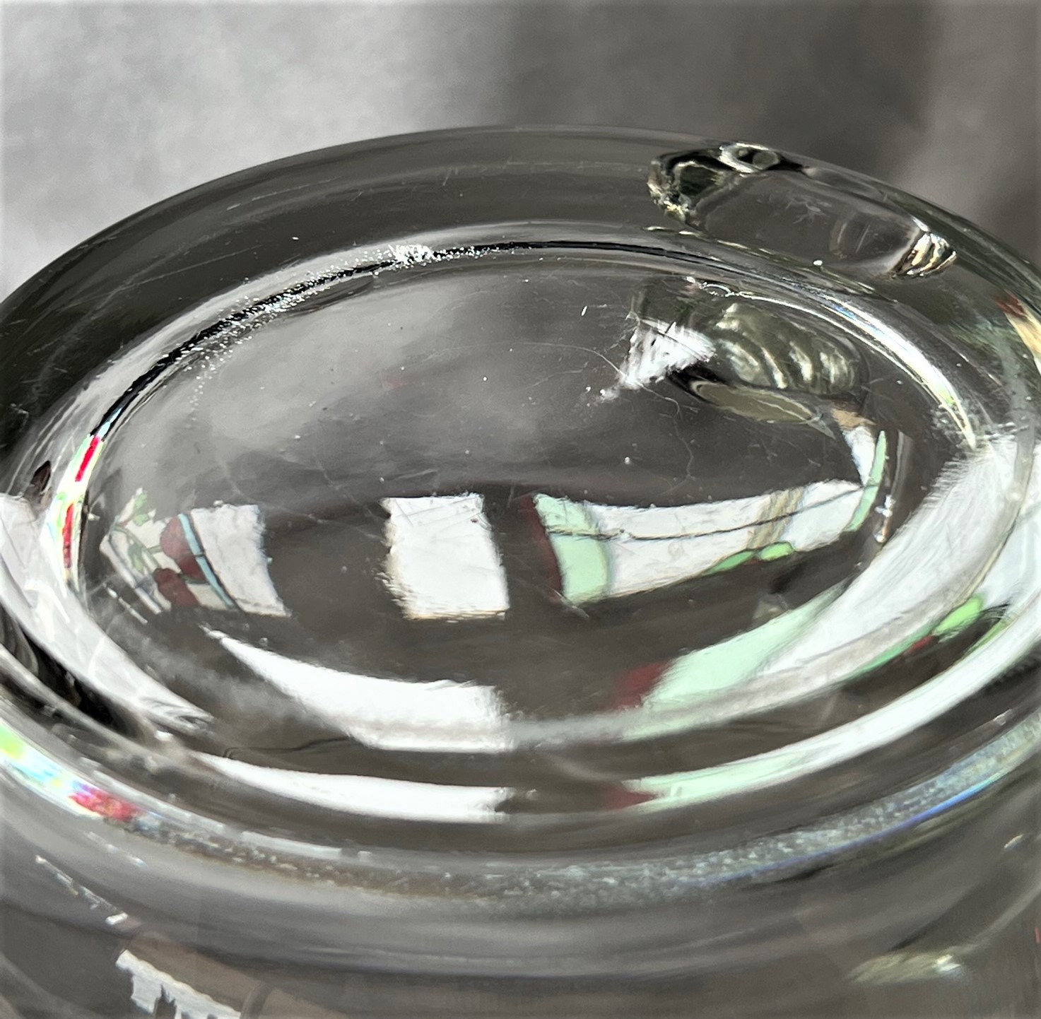 Vintage Pitcher Clear Glass Pinched Spout Applied Handle - Etsy