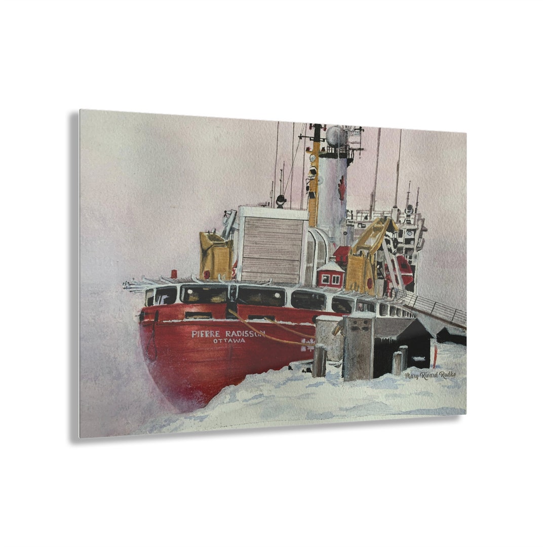Acrylic Prints Icebreaker Pierre Radisson - Etsy