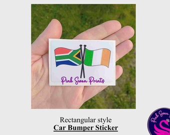 Bok Befok Springbok Face South Africa Flag Stickers Hier Kom Die Bokke ...
