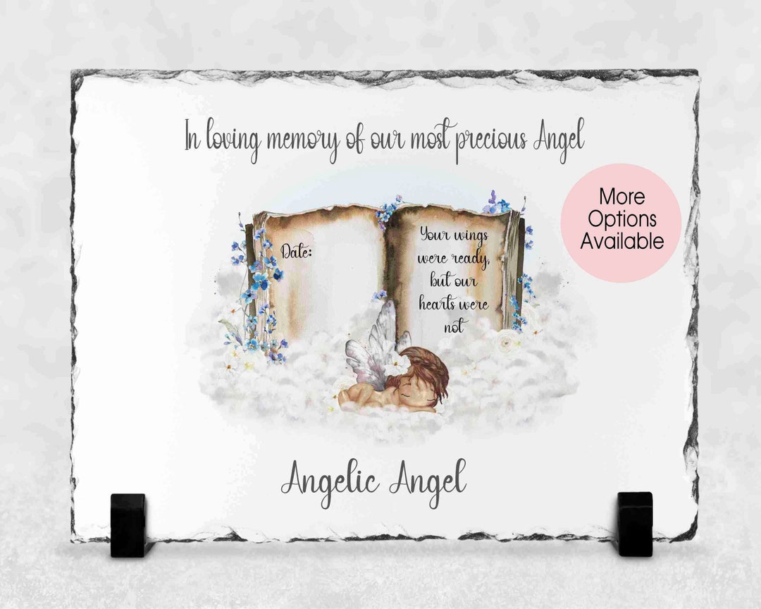 Pregnancy or Infant Remembrance Memorial Baby Loss Photo Slate - Memory ...