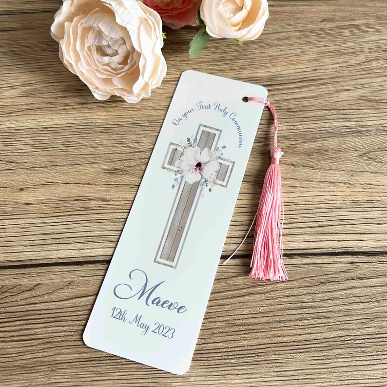 Personalised First Holy Communion Bookmark - Religious - Etsy