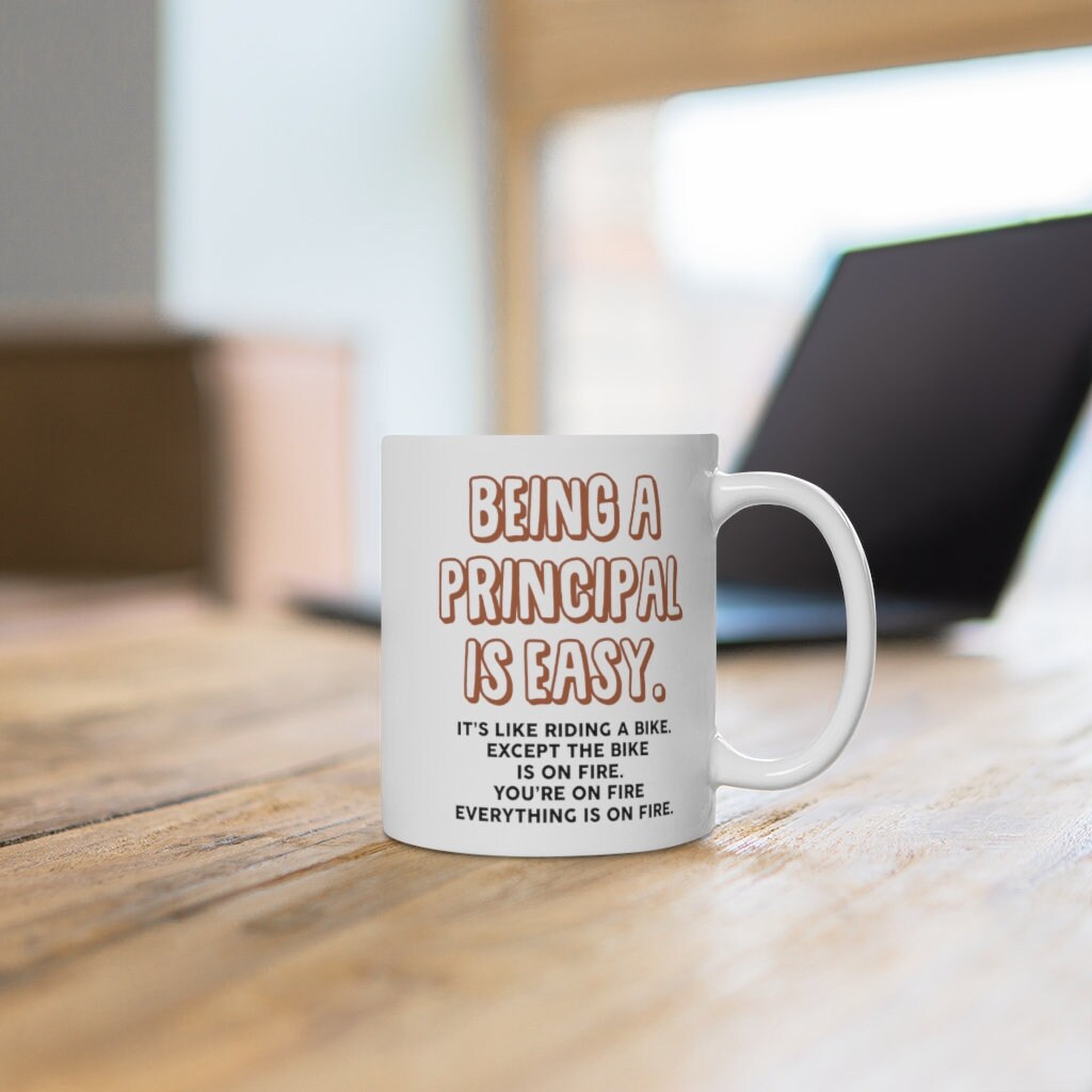 Being A Principal is Easy Funny Mugs for Principals Gift for Principal ...