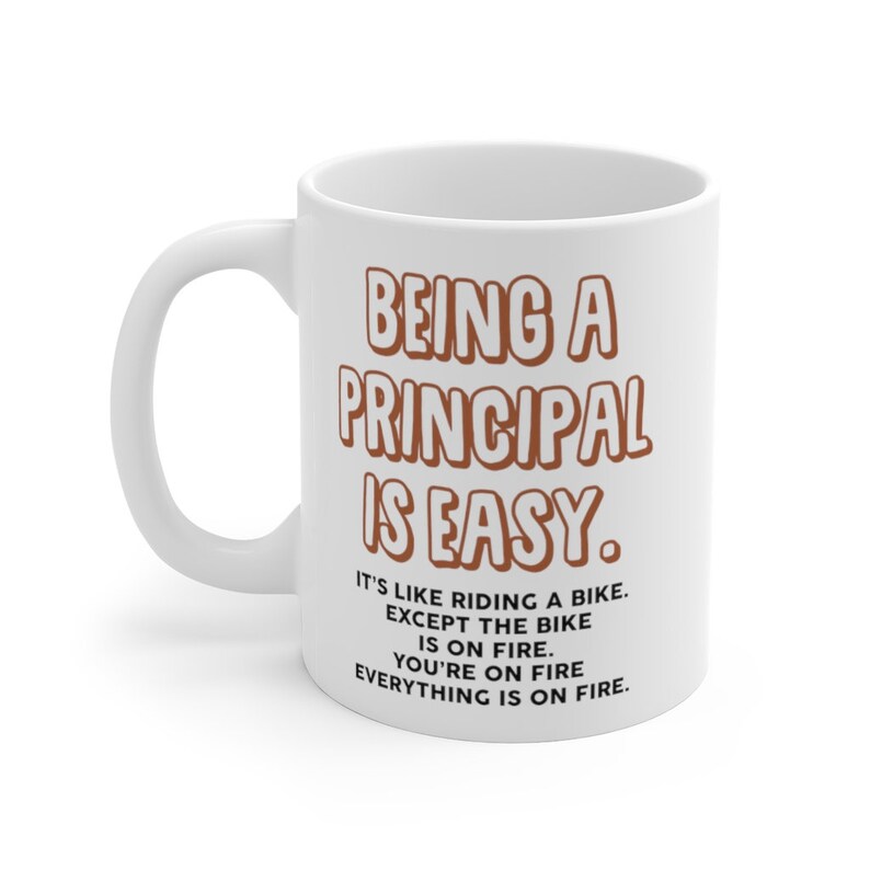Being A Principal is Easy Funny Mugs for Principals Gift - Etsy