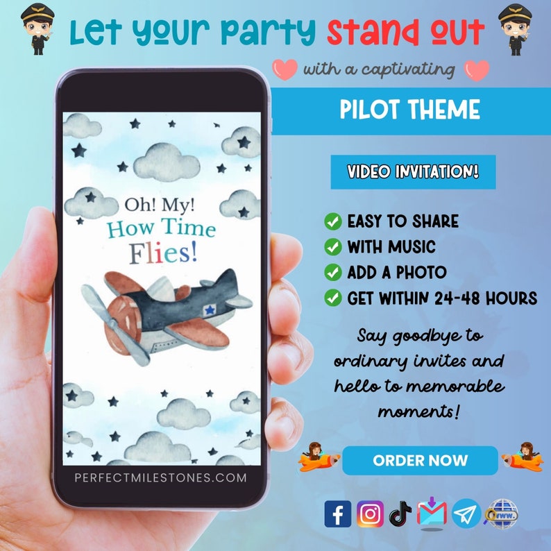 Pilot Pilot Theme Birthday Party Baby Pilot Airplane Airplane Theme ...