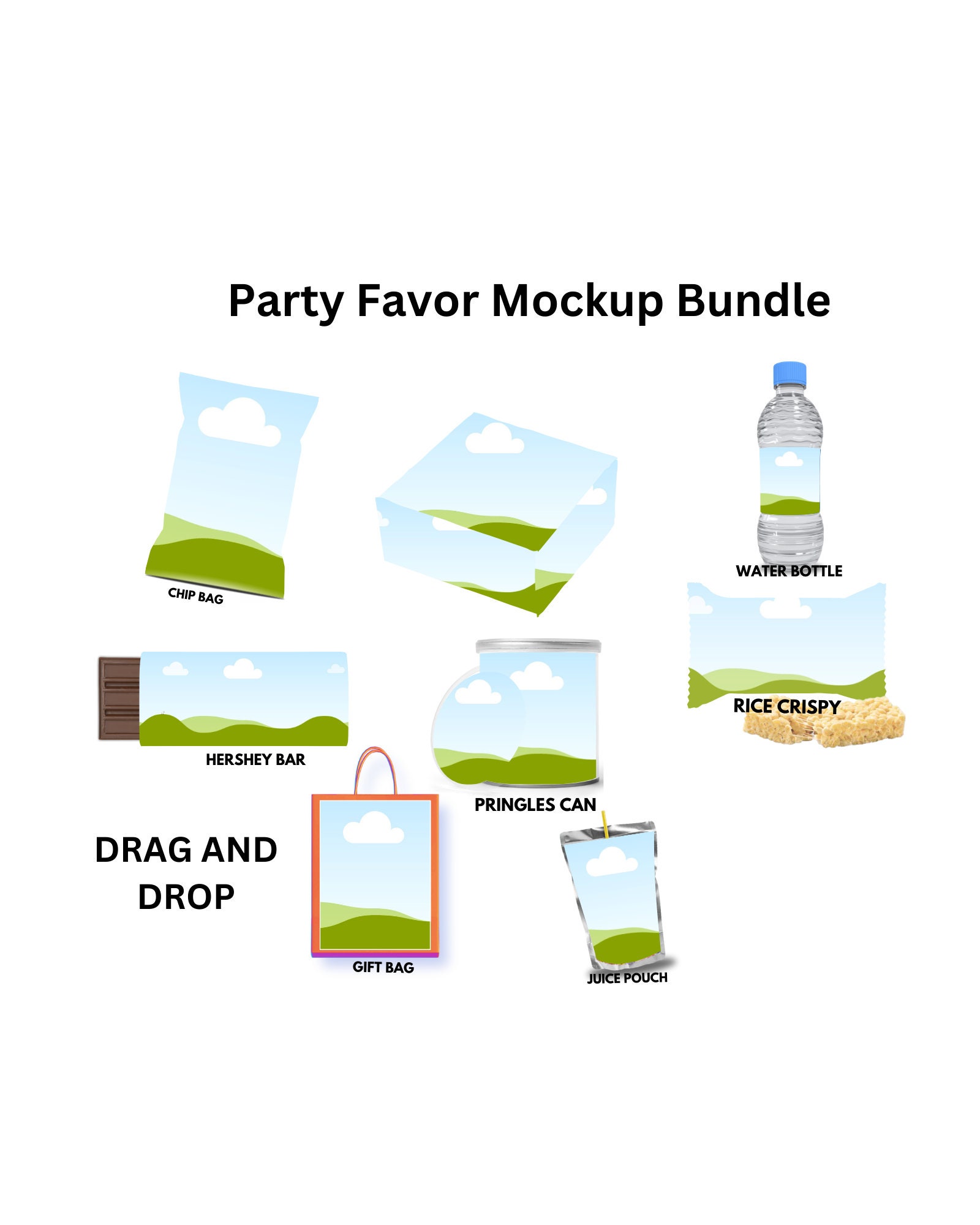 Canva Party Favor Templates, Party Favor Bundle, Custom Party Favor ...