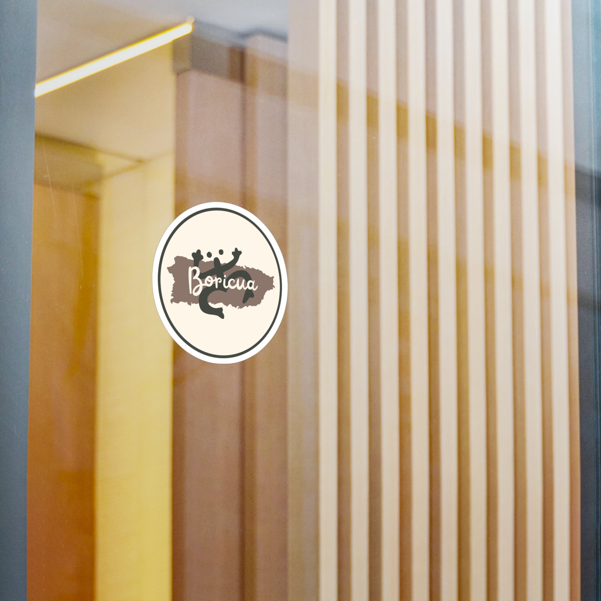 Boricua Puerto Rico Map Vinyl Decal, Puerto Rican Vinyl Decals, Gift ...