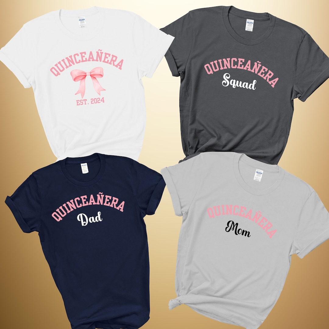 Quinceanera Shirts Quinceanera Squad Mis Quince Tee Quinceañera Group T ...