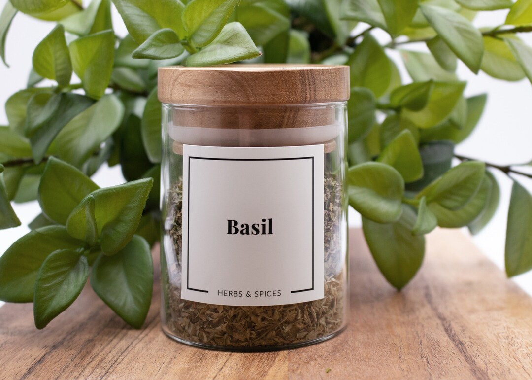 Modern Spice Labels, Modern Farmhouse, Pantry Organization, Spice Jar ...