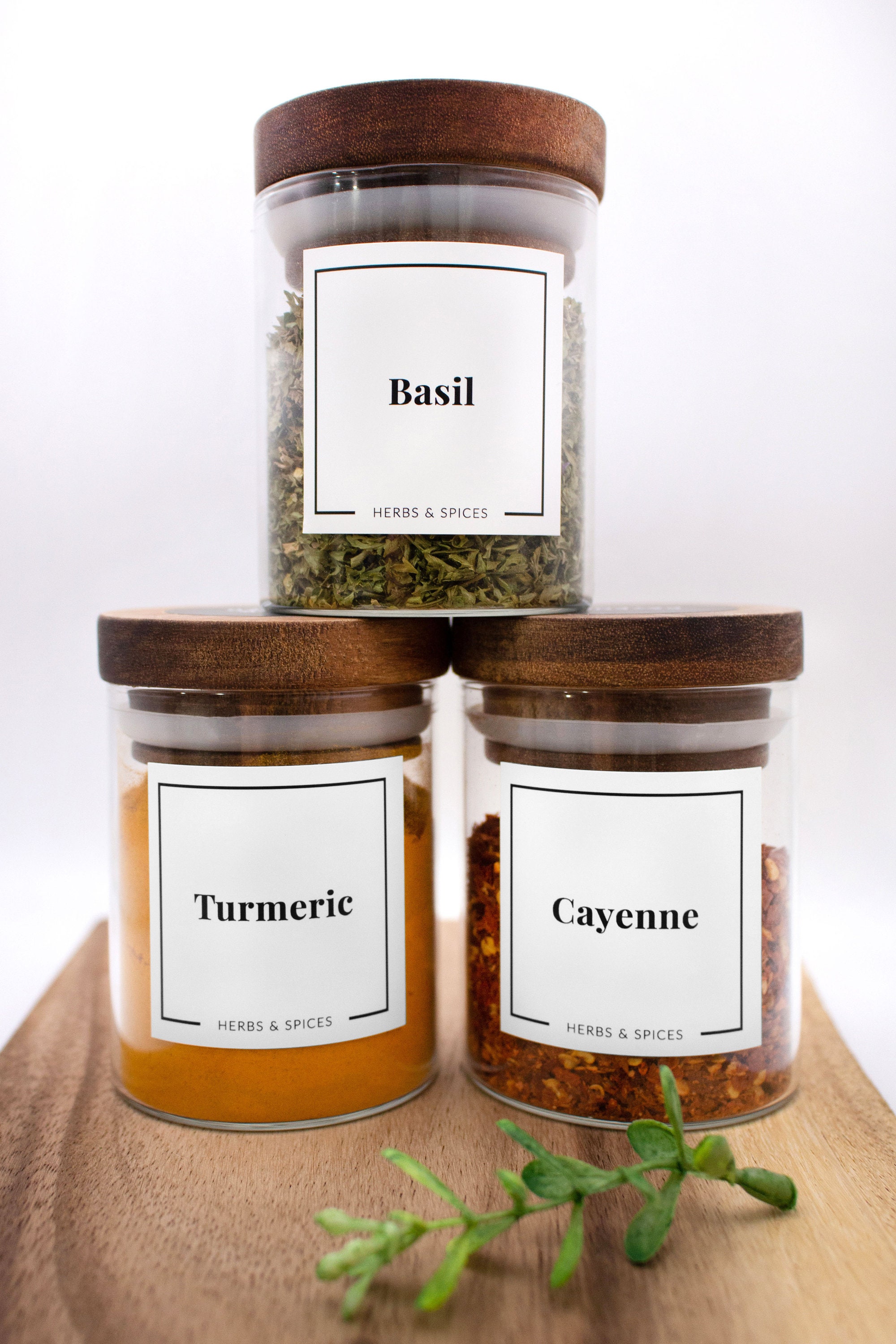 MODERN SPICE LABELS French or English Spice Jar Labels - Etsy Canada
