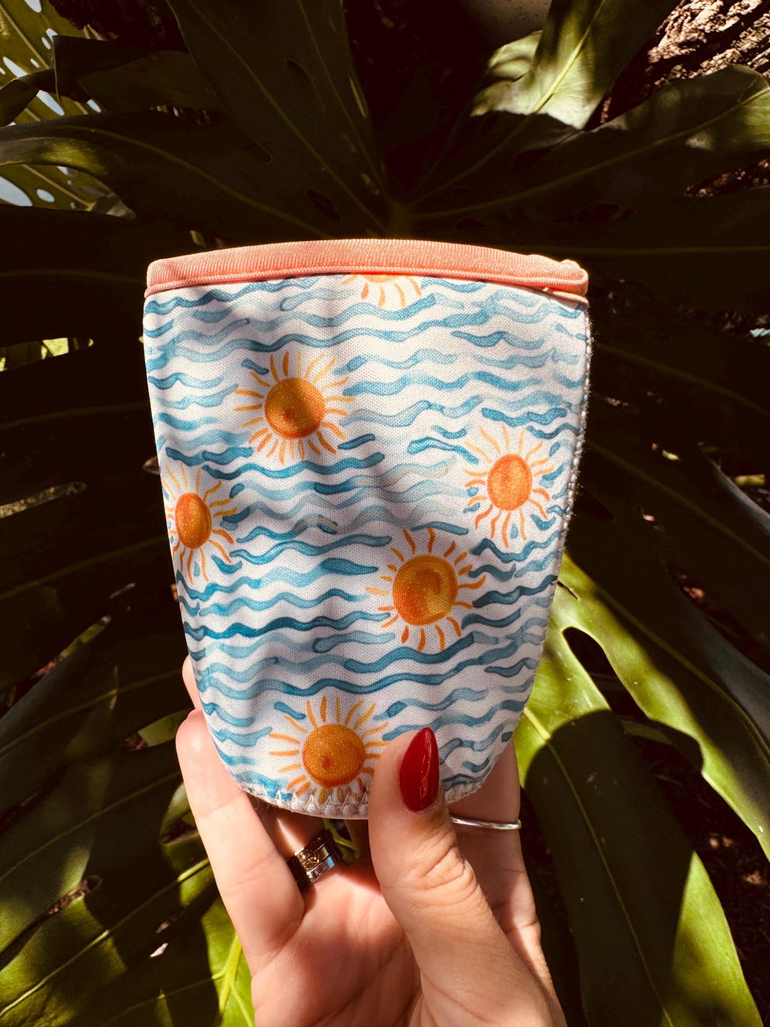 Sunny Days Summer Koozie, Cup Sleeve, Cup Holder, Summer Essential ...
