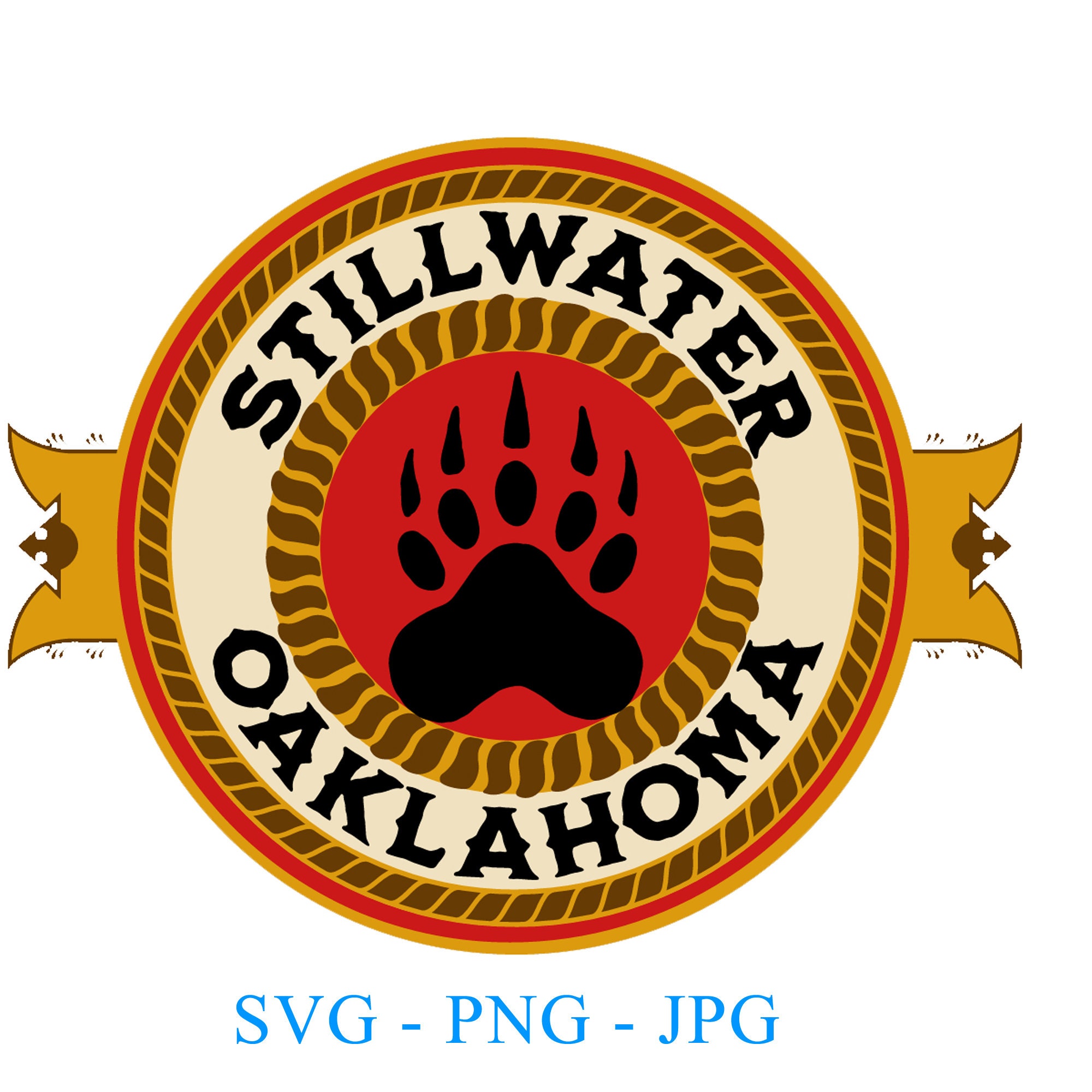 Stillwater Oklahoma Print File Svg Png Jpg Download Laser Etch ...