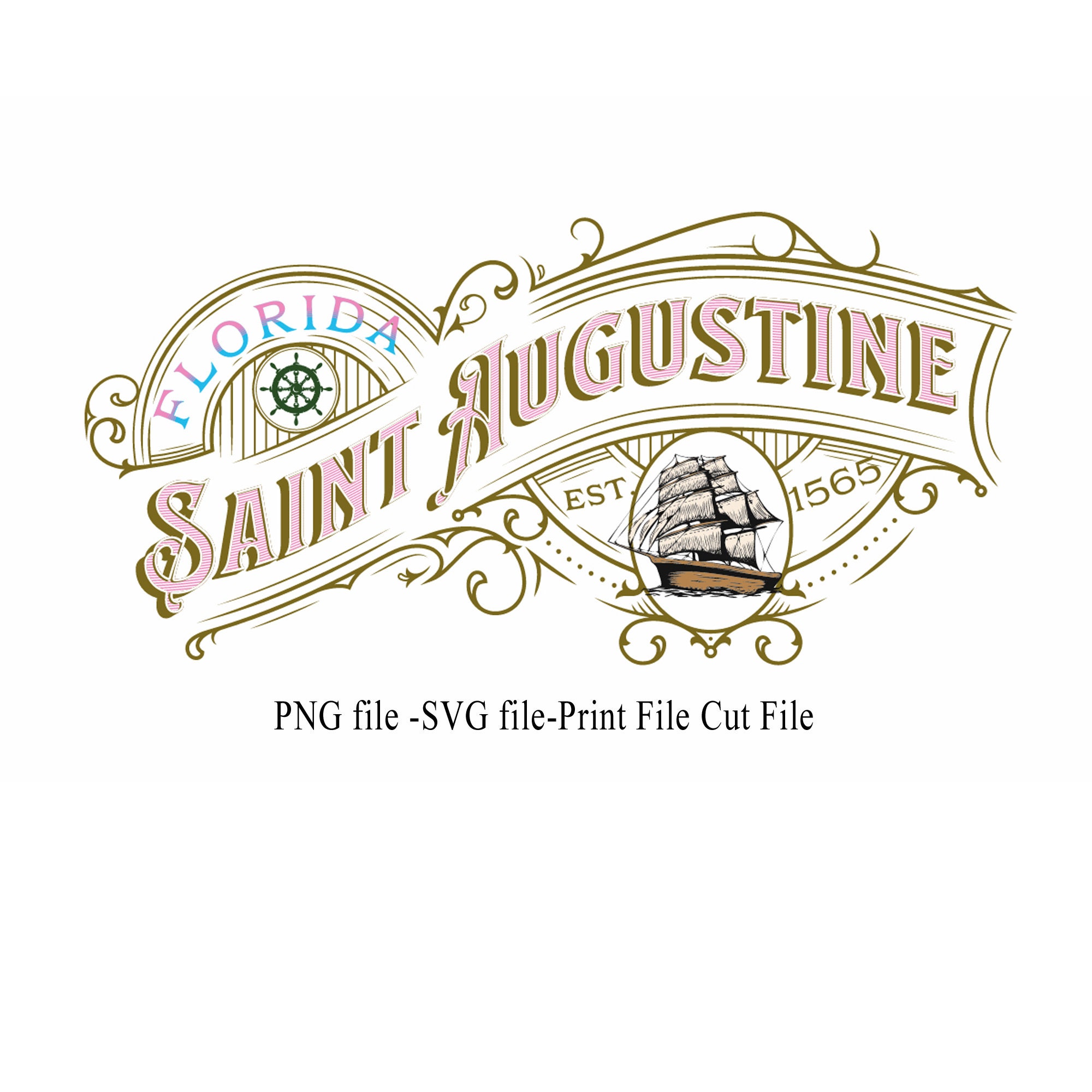 Saint Augustine - Etsy