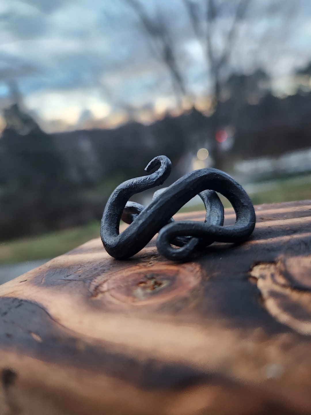 Hand Forged Hair-pin - Etsy