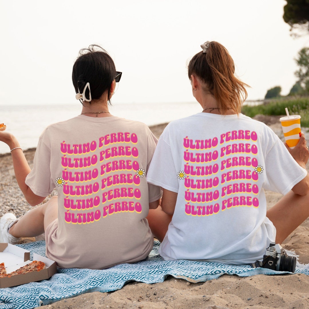 Ultimo Perreo Bachelorette Party T-shirts Yo Perreo Sola Words on Back ...