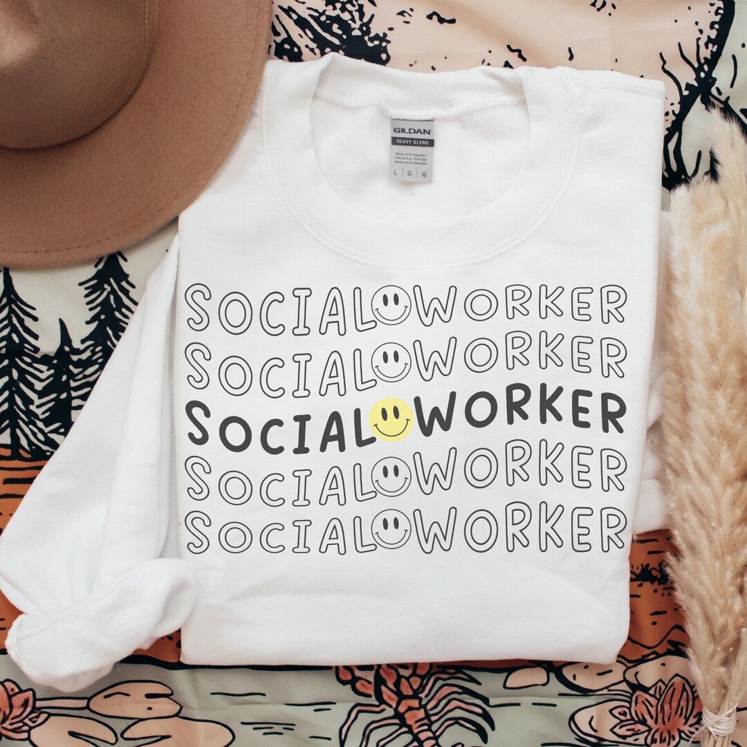 Retro Social Worker Sweatshirt Gift for Social Worker MSW Sweatshirt ...
