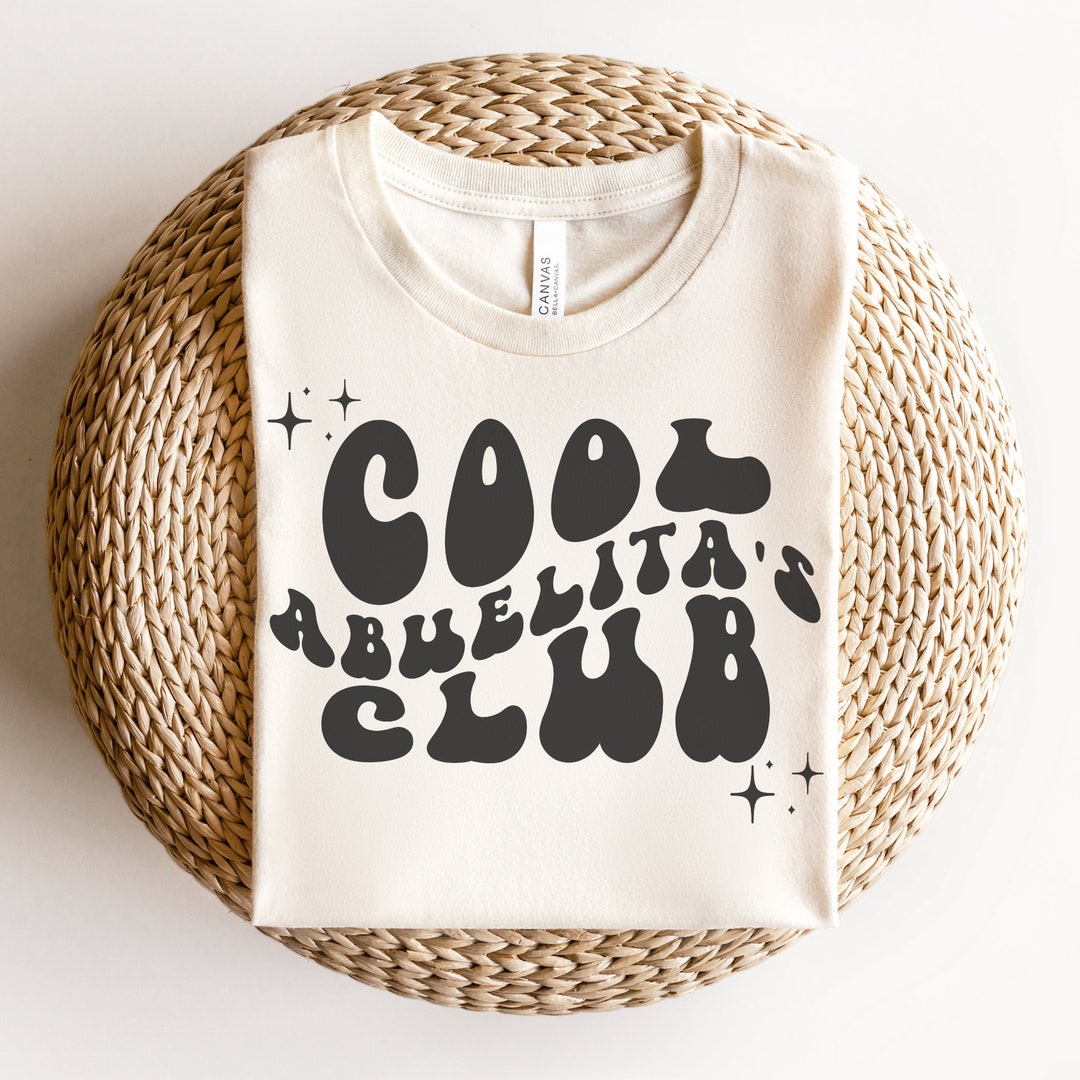 Cool Abuela Club Spanish Grandma Shirt Spanish Pregnancy Announcement ...