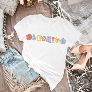 Abuela Shirt Abuelita Spanish Grandma Shirt Spanish Pregnancy