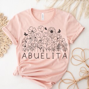 Abuela Abuelita Shirt Spanish Grandma Shirt Spanish Pregnancy