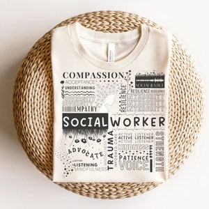 Social Worker Shirt LCSW Gifts Advocate Shirt Social Justice Gift for ...
