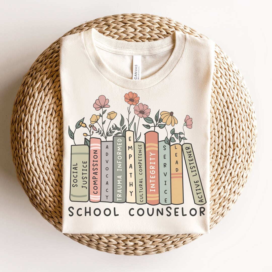 School Counselor Shirt Mental Health Advocate Shirt Social Justice Gift ...