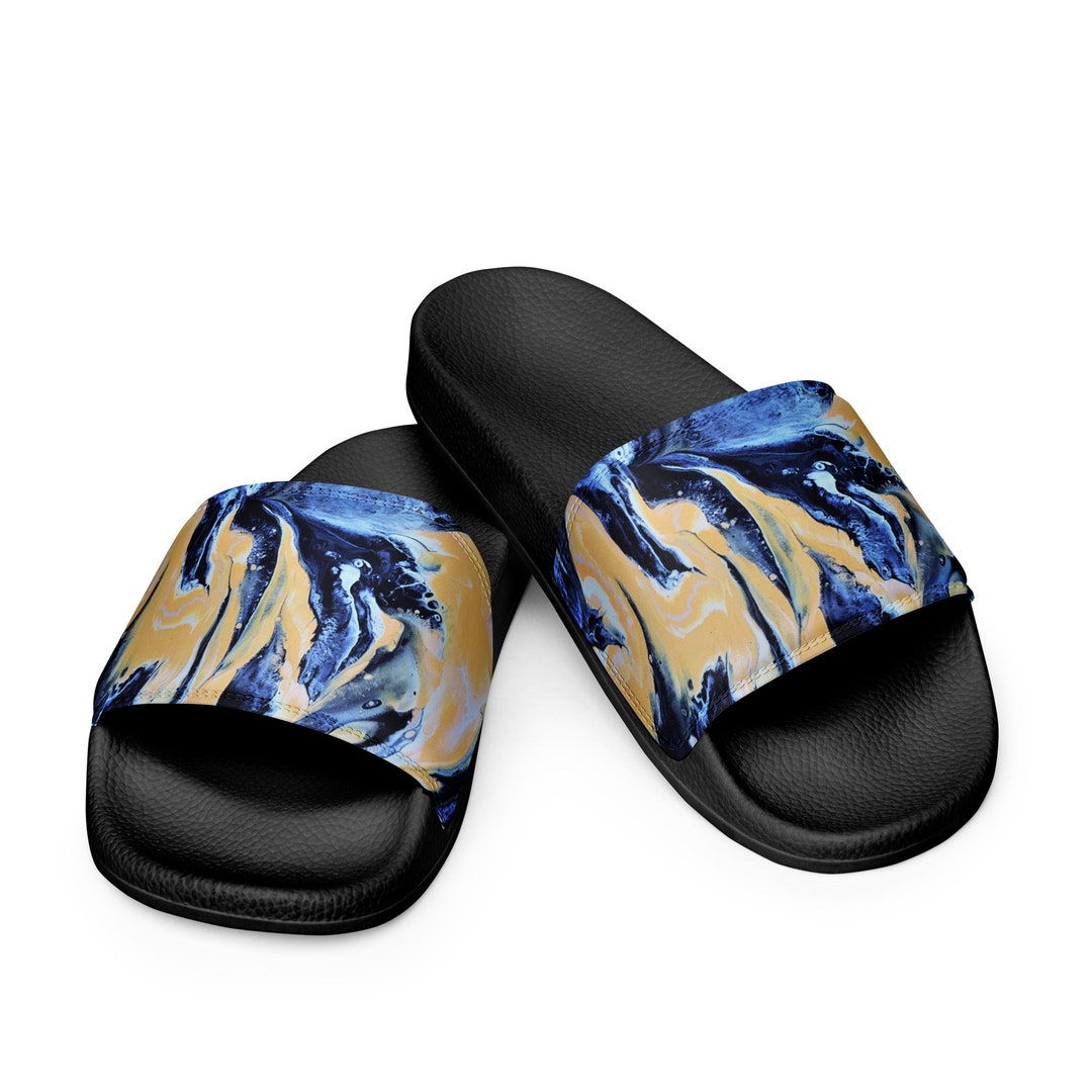 Mrose Art Original Abstract Art Inspired Women's Slides - Etsy