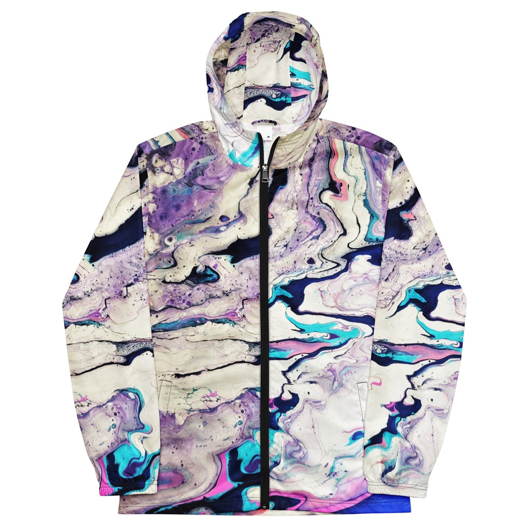 Mrose Art Original Abstract Art Inspired Mens Windbreaker - Etsy