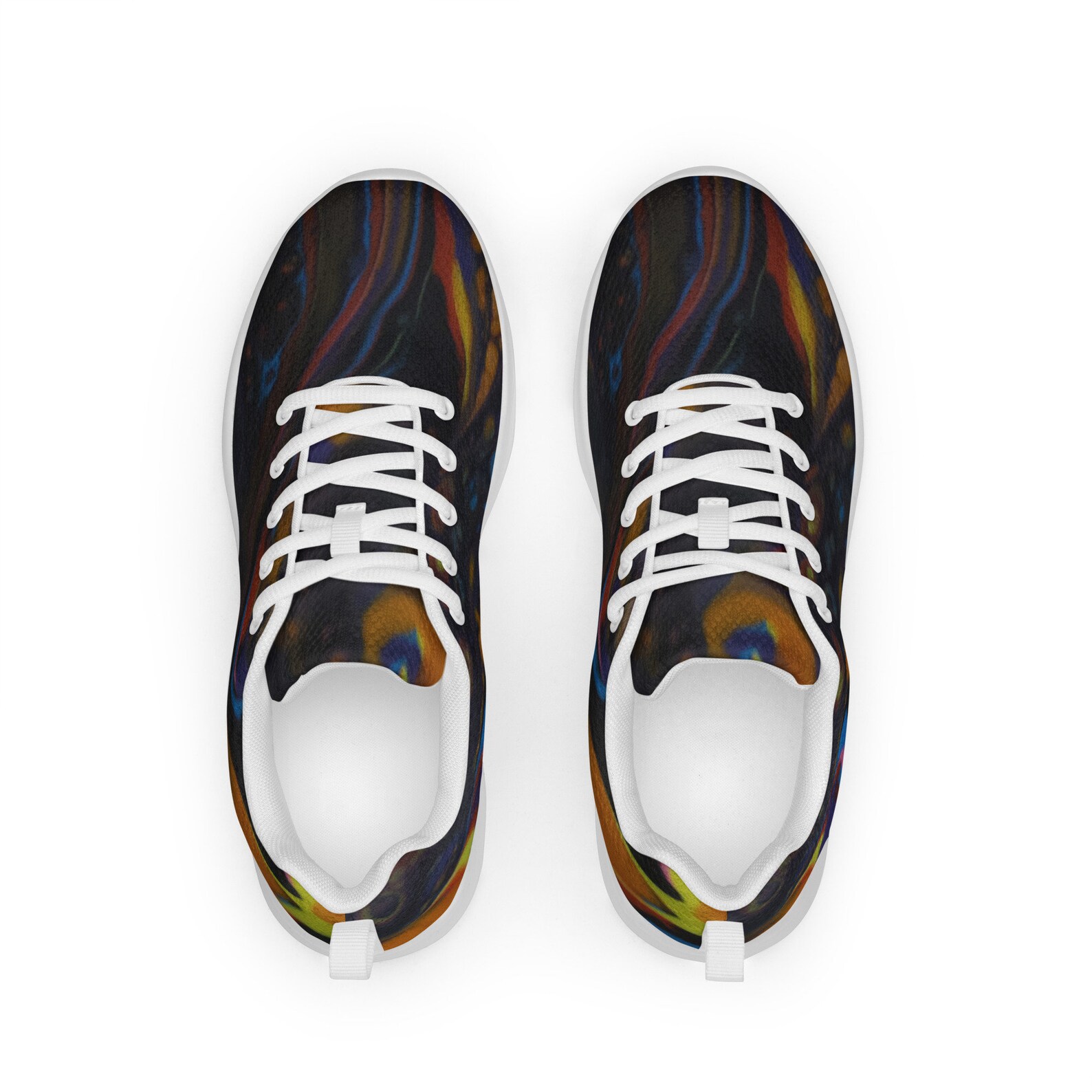 Mrose Art Original Abstract Art Inspired Men’s Athletic Shoes - Etsy
