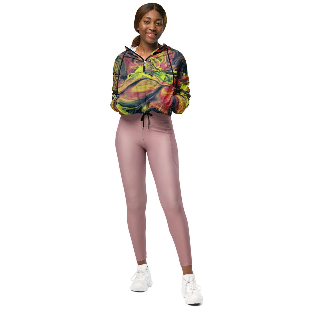 Mrose Art Swish Original Abstract Art Inspired Women’s Cropped ...