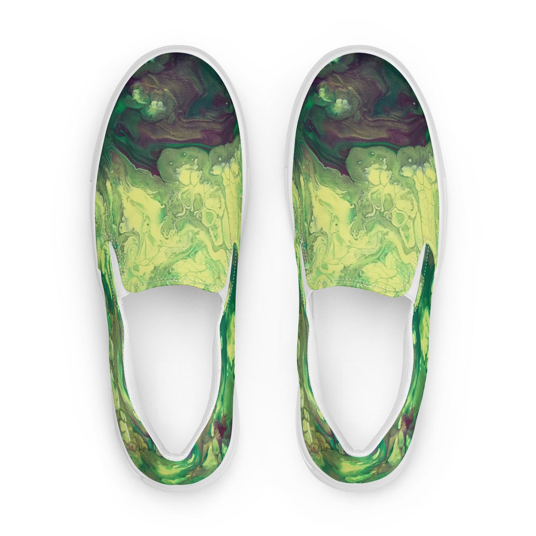 Mrose Art Original Abstract Art Inspired Women’s Slip-on Canvas Shoes ...