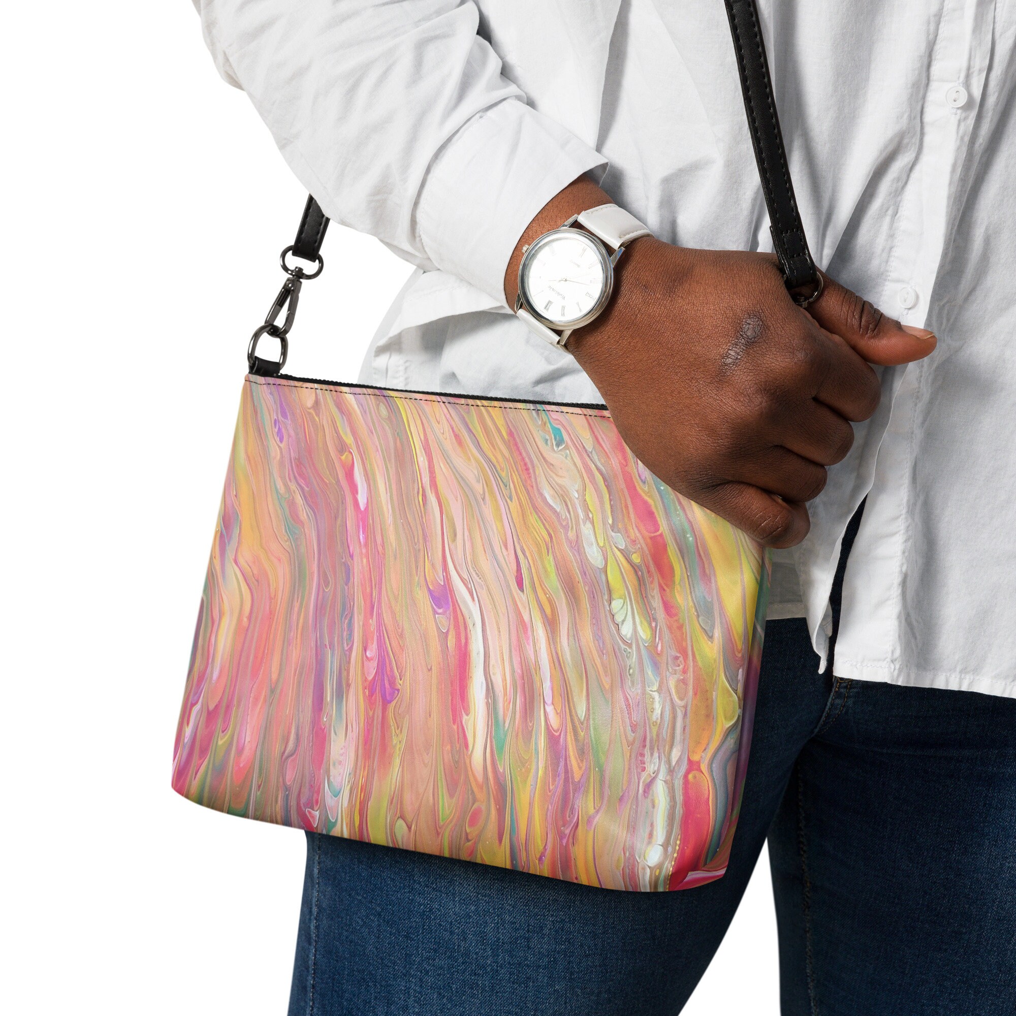 Mrose Art Original Abstract Art Inspired Crossbody Bag - Etsy