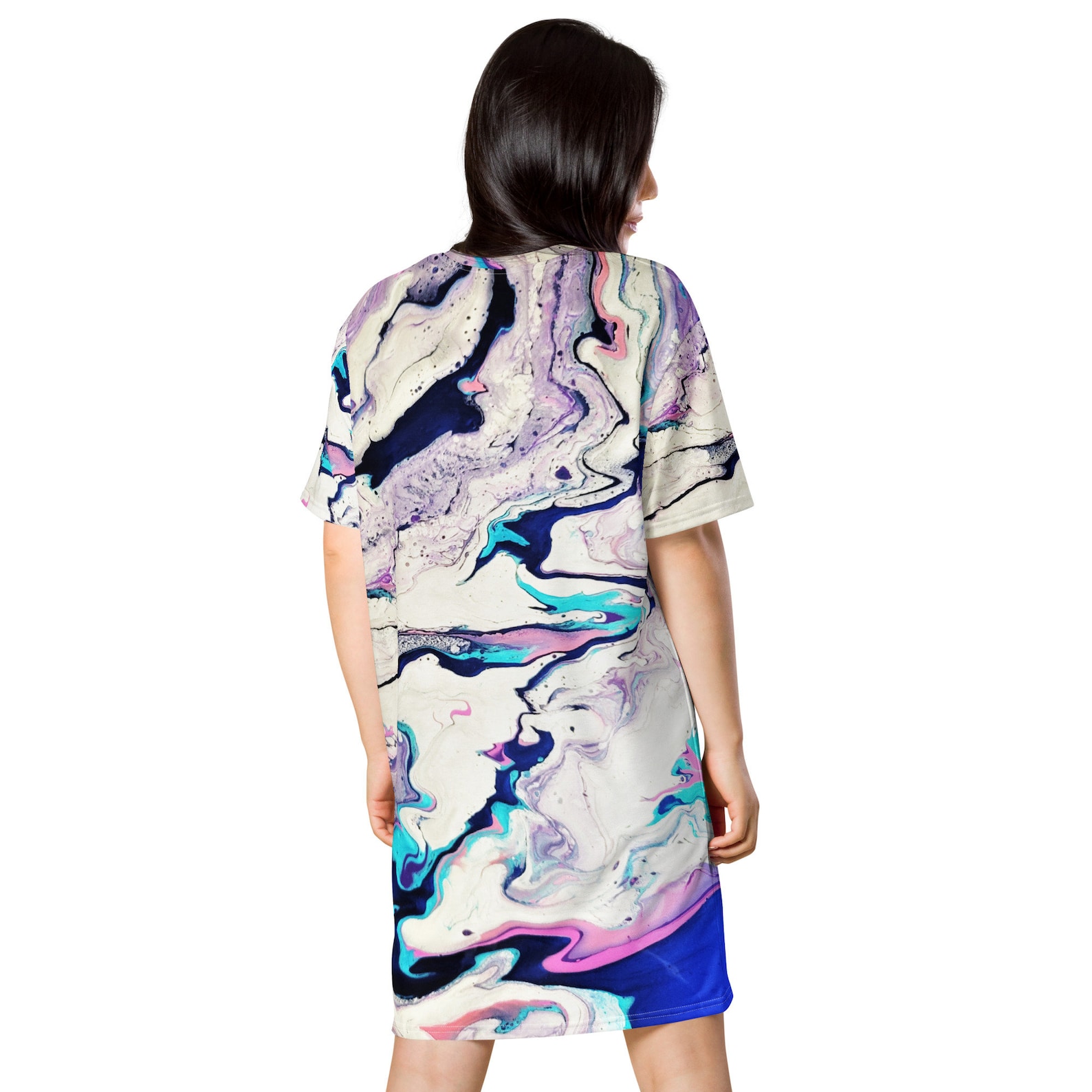 Mrose Art Original Abstract Art Inspired T-shirt Dress - Etsy