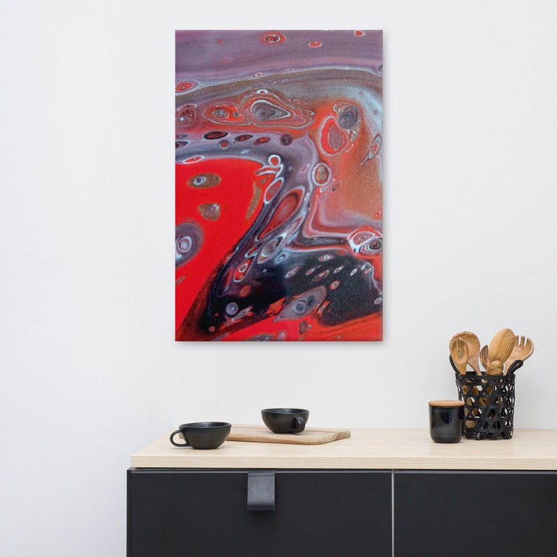 Mrose Art Take It up a Notch Original Abstract Art Canvas Print - Etsy