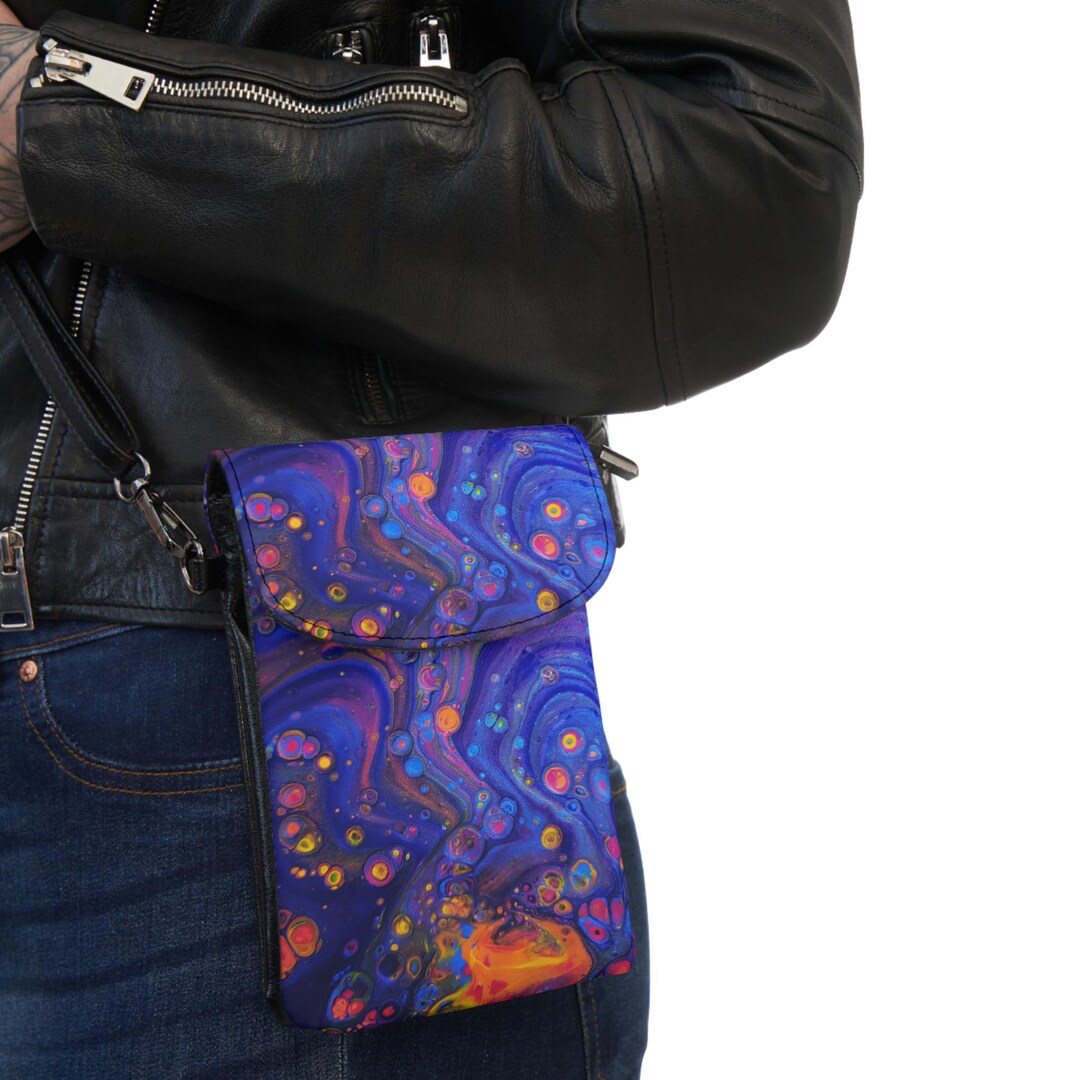Mrose Art Original Art Inspired Trendy Small Cell Phone Wallet, Stylish ...