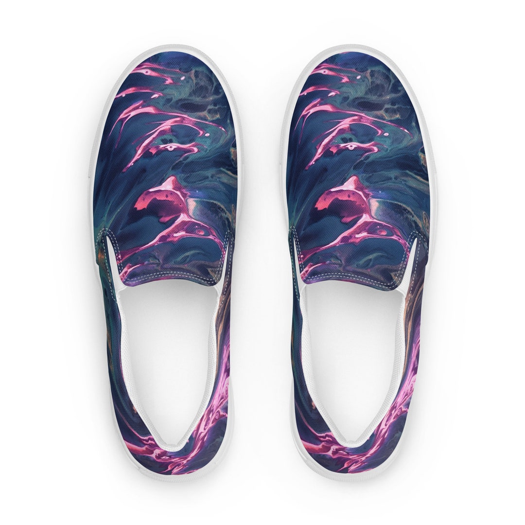 Mrose Art Original Abstract Art Inspired Women’s Slip-on Canvas Shoes ...