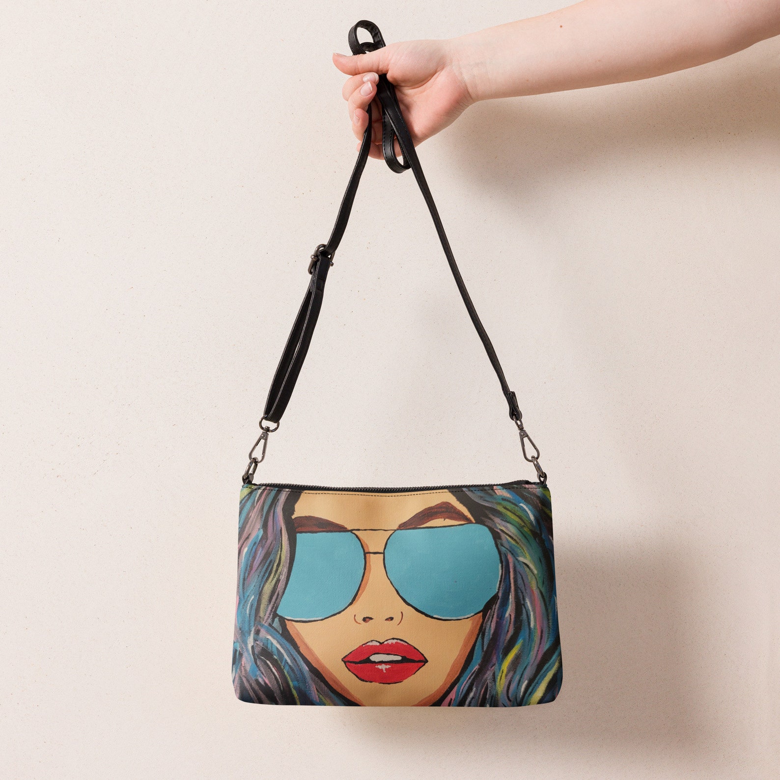 Mrose Art Original Abstract Art Inspired Crossbody Bag - Etsy