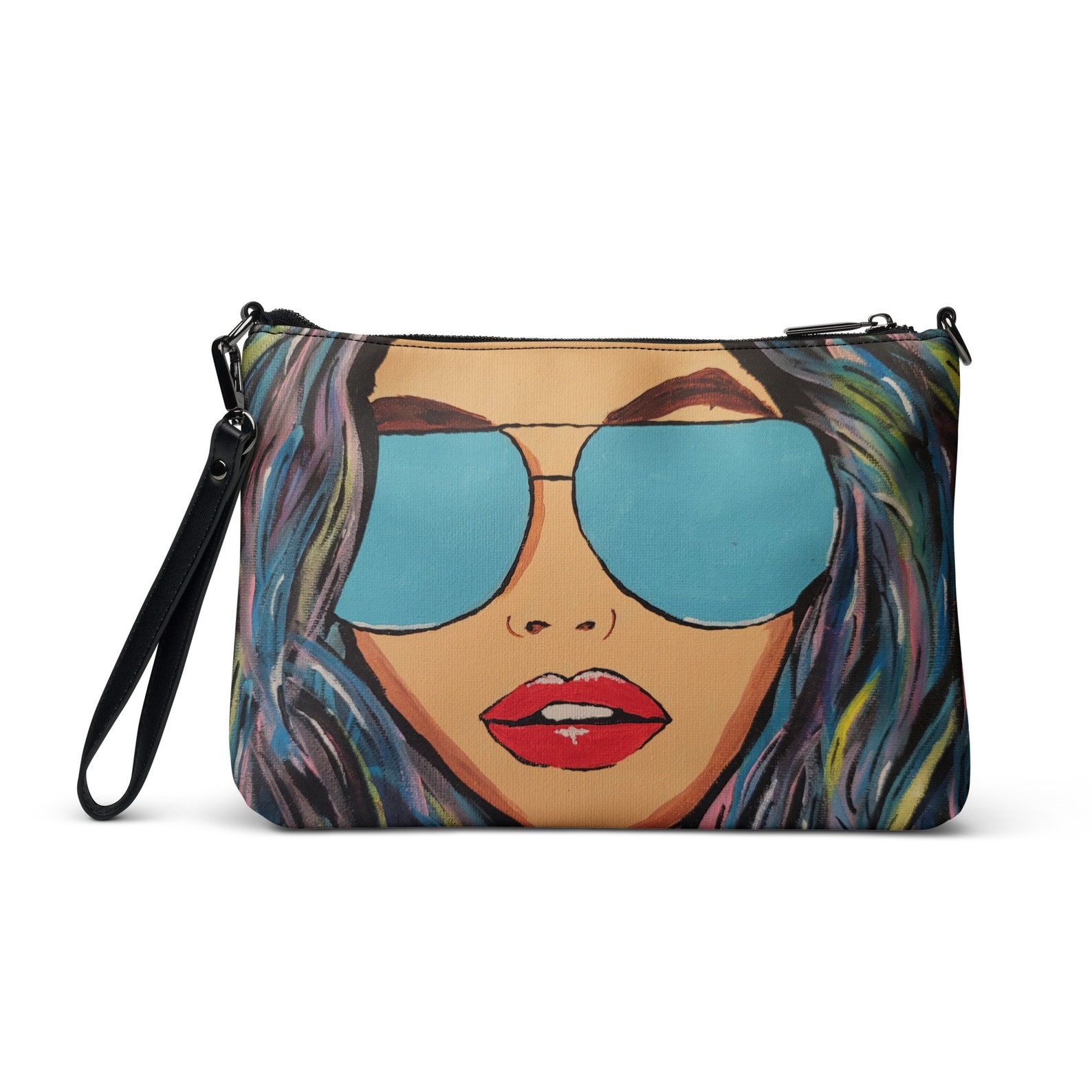 Mrose Art Original Abstract Art Inspired Crossbody Bag - Etsy