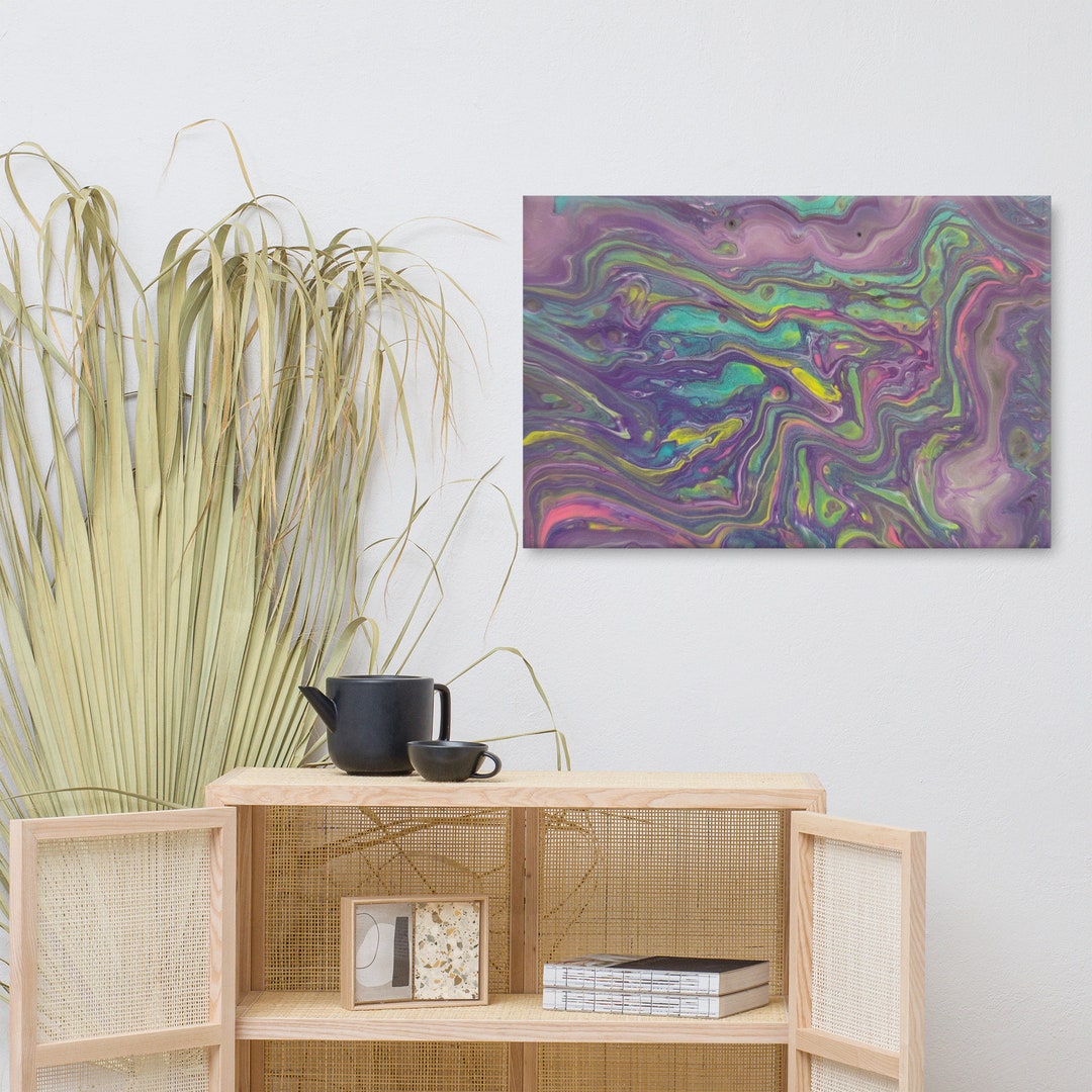 Mrose Art Original Abstract Art Inspired Canvas Print - Etsy