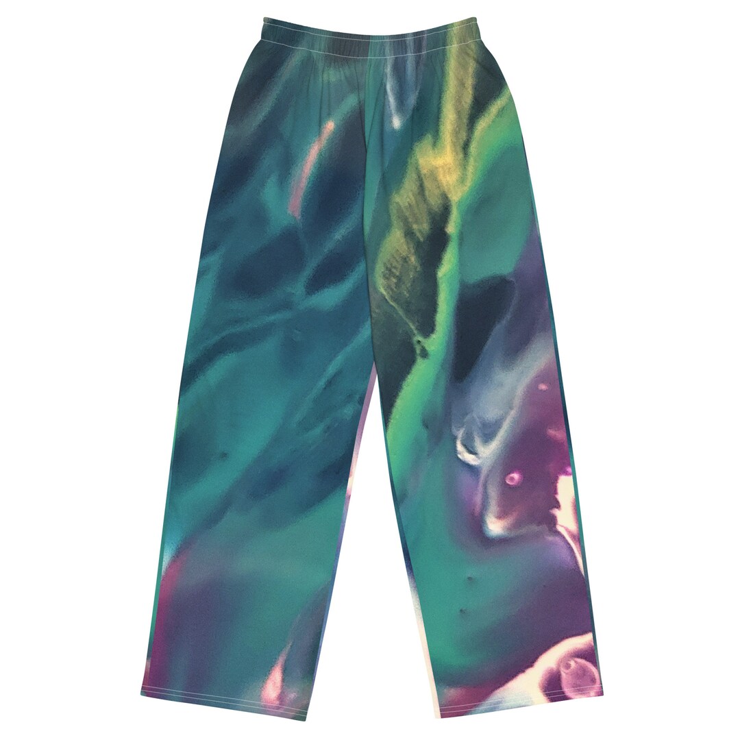 Mrose Art Original Abstract Art Unisex Wide-leg Pants - Etsy