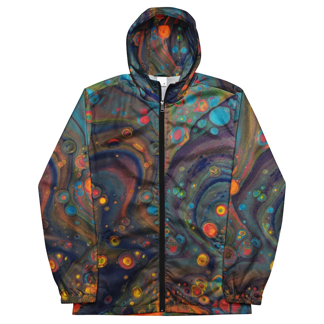 Mrose Art Original Abstract Art Inspired Mens Windbreaker - Etsy