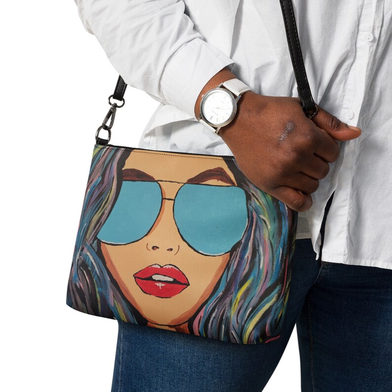 Mrose Art Original Abstract Art Inspired Crossbody Bag - Etsy