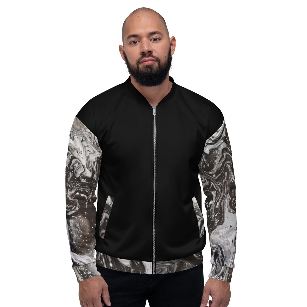 Mrose Art Original Abstract Art Inspired Unisex Bomber Jacket - Etsy