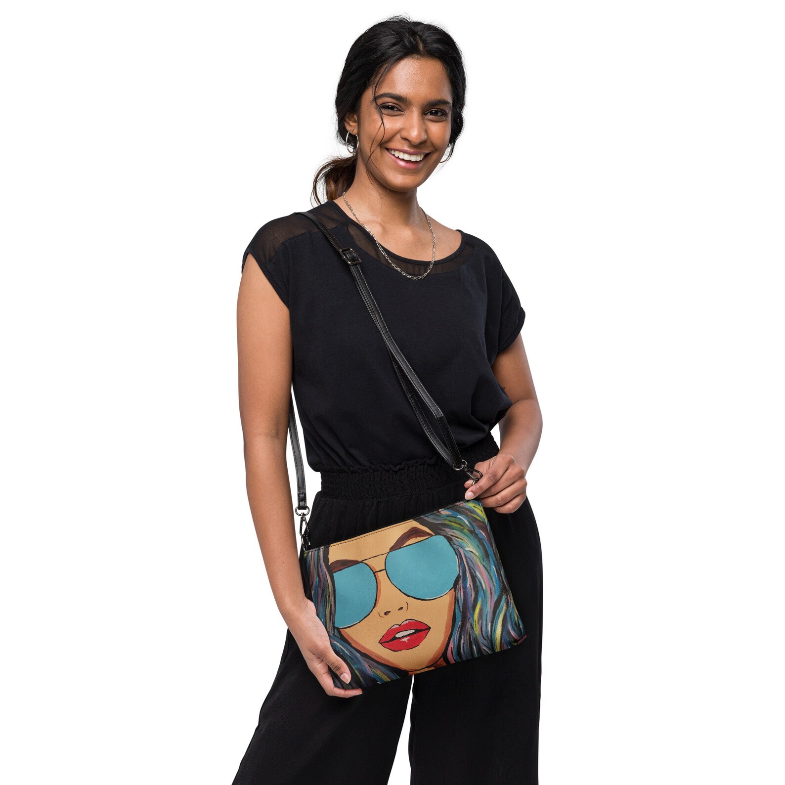 Mrose Art Original Abstract Art Inspired Crossbody Bag - Etsy