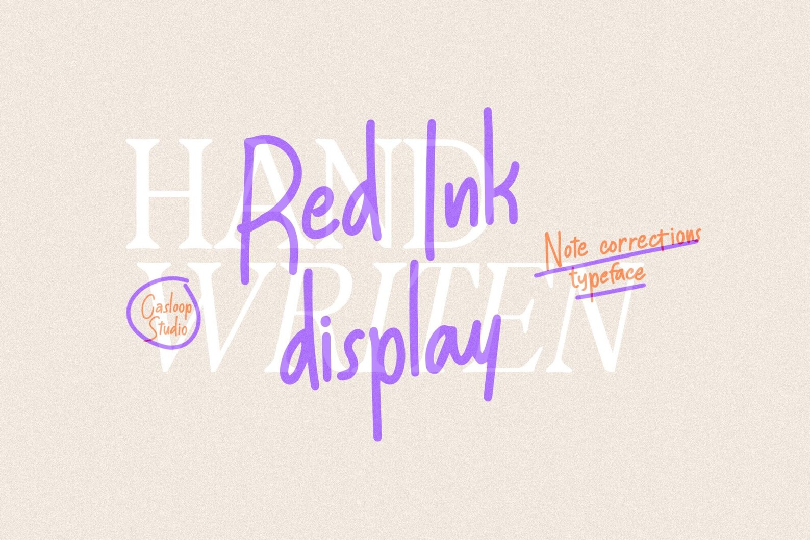 Red Ink Display Handwriting Modern Font Minimalist Script Font for ...