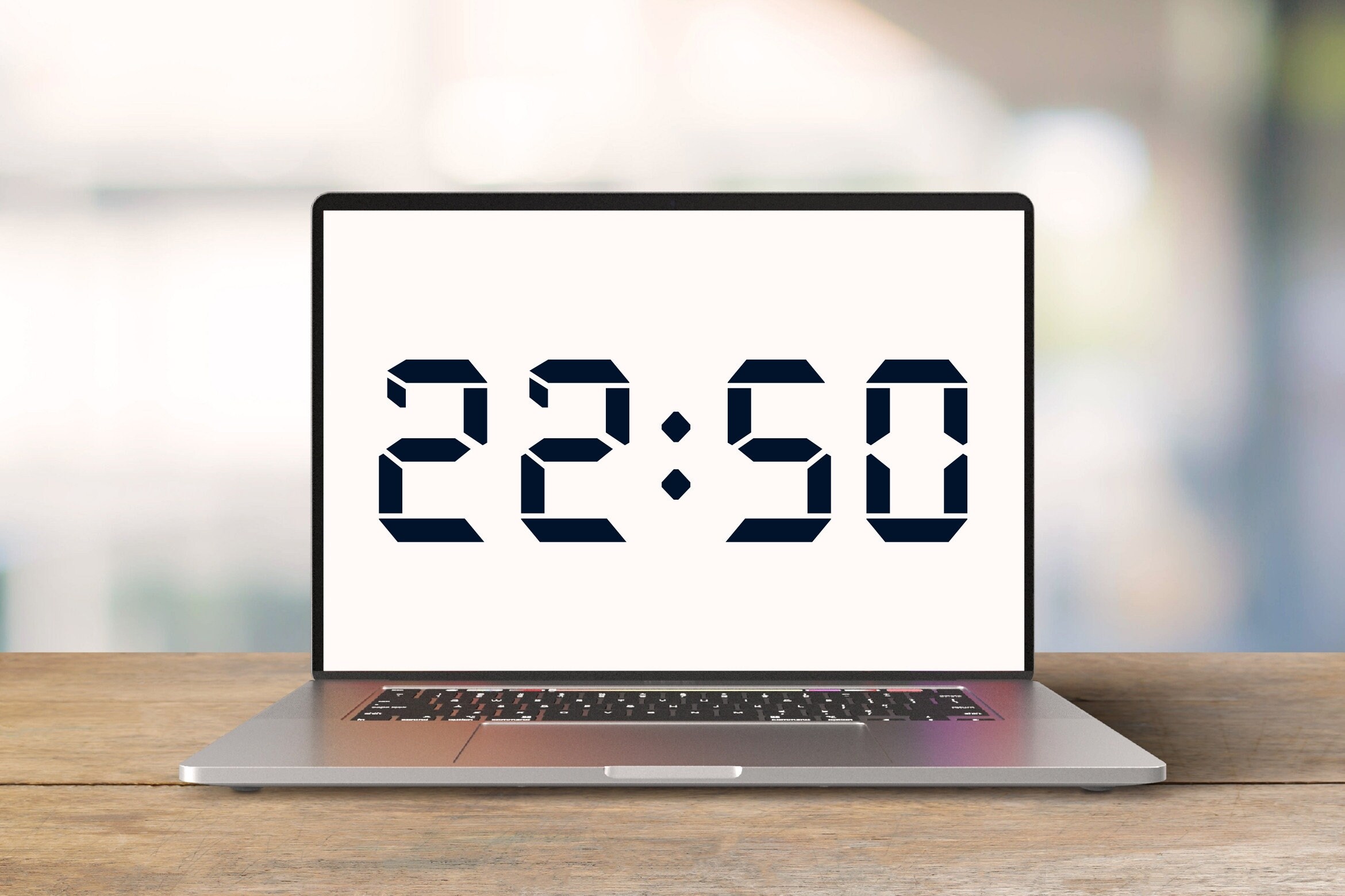 Upper Clock Digital Clock Font Modern Watch Font Sci-fi Techno Font ...