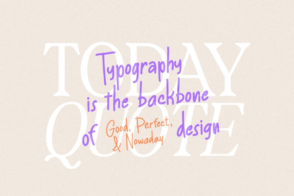 Red Ink Display Handwriting Modern Font Minimalist Script Font for ...