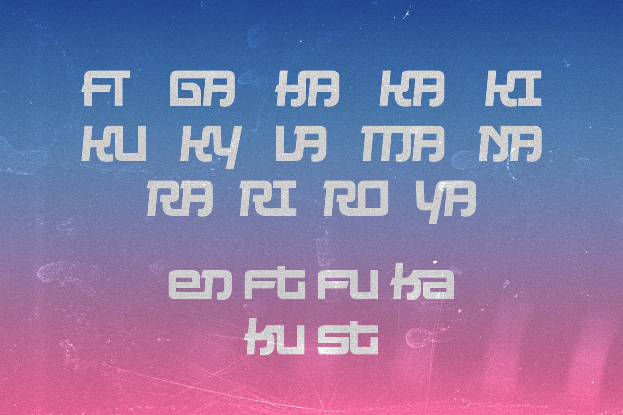 Cas Kirigami Japanese Editorial Font Modern Futuristic Font Sci-fi ...